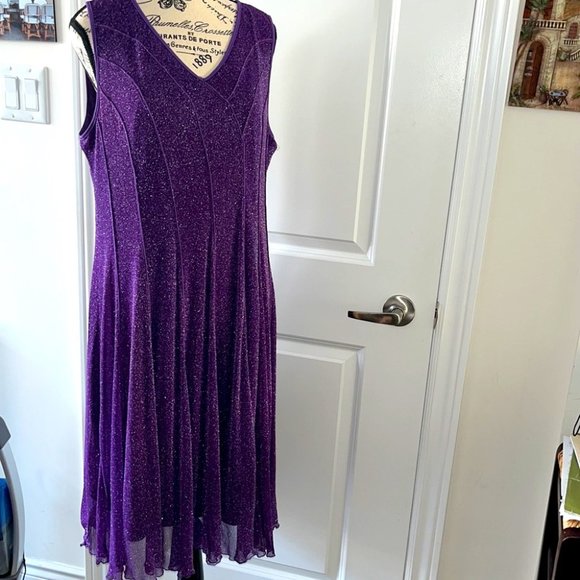 Gilani | Dresses | 32 Gilani Purple Sparkly Dress | Poshmark